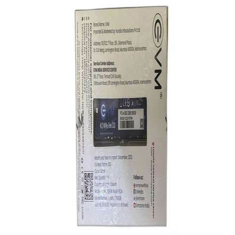 Evm 256gb Sata Solid State Drive At Rs 1500piece Pune Id