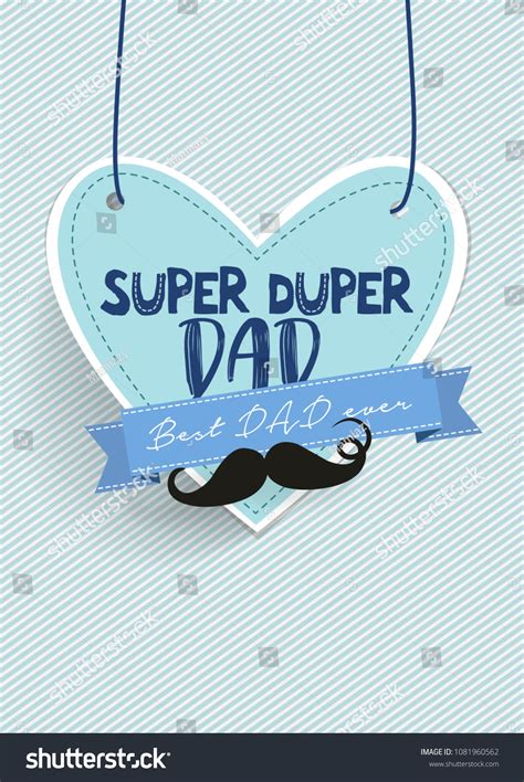 Super Duper Dad Means Extremely Good Stock Vector Royalty Free 1081960562 Shutterstock