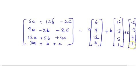 Solved For The Subspace Below Find Basis And B State The Dimension 3a 6b 9a 3b 3c