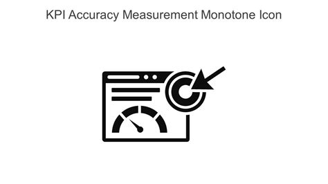 Kpi Accuracy Measurement Monotone Icon In Powerpoint Pptx Png And