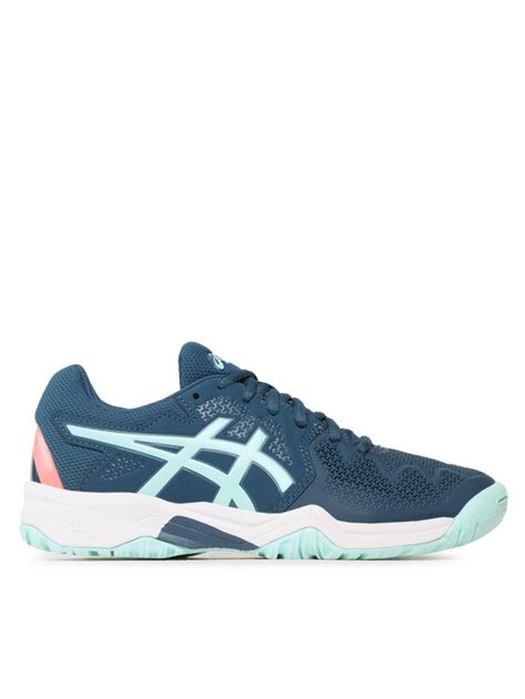 Buty Do Tenisa Asics Gel Resolution 8 Gs 1044a018 Granatowy Pl