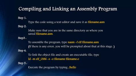 introduction to assembly language programming pptx
