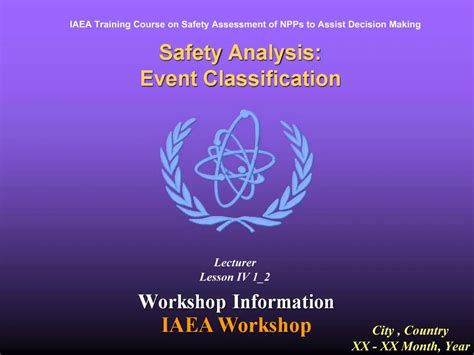 Ppt Safety Analysis Event Classification Powerpoint Presentation Free Download Id635130