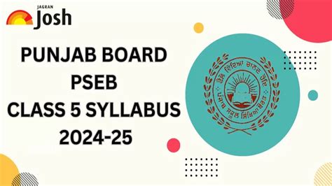 PSEB Class 5 Syllabus 2024 25 PDF