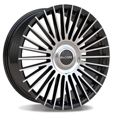 Encore Alloys Enc109 22x8 5 38 Black Machined Enc1092702 2026 Ford
