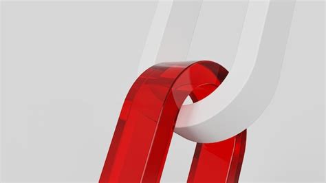 Premium Photo Two Intersecting Circles On A White Background