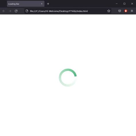 CSS Animation Example Indeterminate Circular Progress Bar With Source Code Video Web