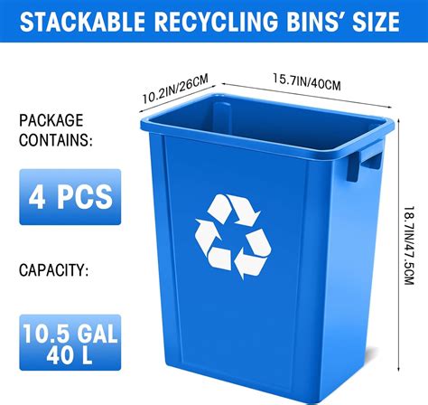 Stackable Recycling Bins Stackable Recycling Bins