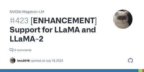 ENHANCEMENT Support For LLaMA And LLaMA Issue NVIDIA Megatron LM GitHub