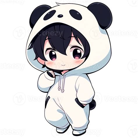 Panda Chibi Ragazzo Chibi
