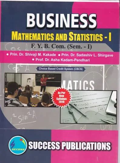 Business Mathematics And Statistics Ii F Y Bcom Sem Ii For 2024 Exam Success Publication