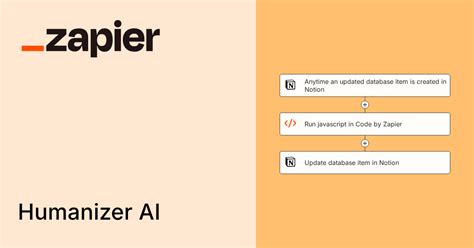 Anytime An Updated Database Item Is Created In Notion Run Javascript In Code By Zapier And