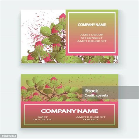 딸기 패턴 디자인 템플릿 제품 손으로 그린 레드 베리 귀여운 트렌디한 어두운 배경에 꽃이 만발한 녹지 덤불 그래픽 일러스트레이션 웨딩 초대장 포스터 카드 표지 제품 벡터 0