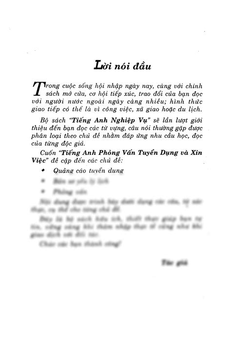 SOLUTION English For Job Interviews Ti Ng Anh Cho Ph Ng V N C Ng Vi C