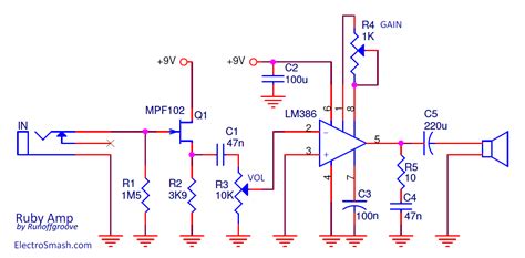 Guitar Amplifier How To Read 1 4 Audio Jack Data Sheet Electrical Engineering Stack Exchange