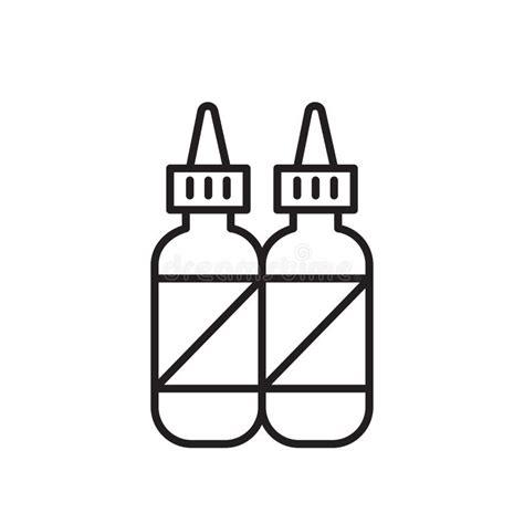 Condiment Icon Vector Isolated On White Background Condiment Sign Thin Line Design Elements