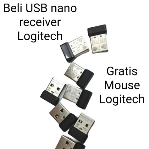 Jual Logitech Usb Atau Dongle Nano Receiver Mouse Keyboard Bonus Mouse Logitech Shopee Indonesia