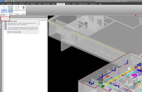 Cant Append Models In Navisworks To Model Coordination Views