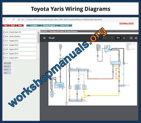 Toyota Yaris Workshop Repair Manual Download