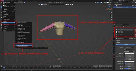 Export Uv Maps With Seams Blender
