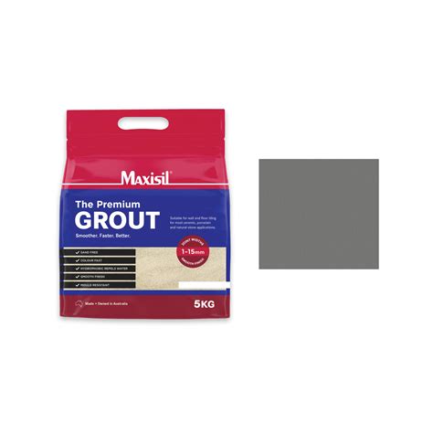 Maxisil 5kg Grey Coloured Grout Bunnings Australia