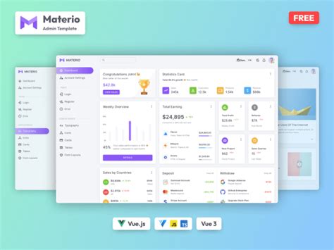 Materio Free Bootstrap 5 Html Admin Template Therichpost