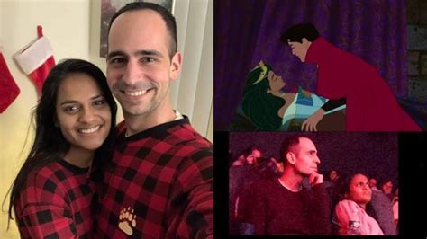 Prince Charming Proposes To His Sleeping Beauty In Cinema