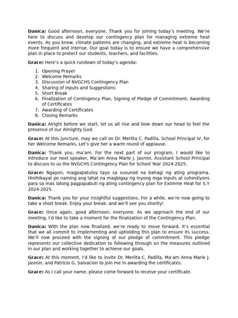 Script For Meeting Pdf Script For Meeting Pdf