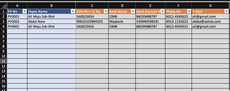 Payment Voucher Excel Malaysia Lebih Mudah And Efektif ⋆ Rekemen