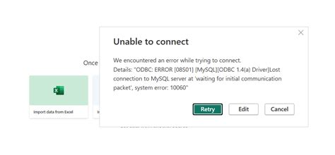 Mongodb Odbc Connection Test Freezes For Long Time And Fails While