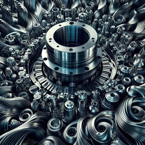 Premium Photo Metal Forming From Cnc Lathing Machine Texture