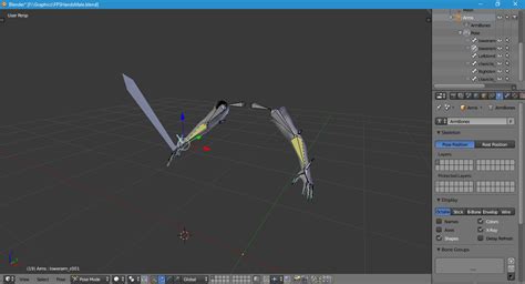 Mesh And Armature Un Synced When Canceling Pose Blender Stack Exchange