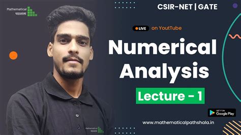 numerical analysis lecture 1 csir net gate bisection method