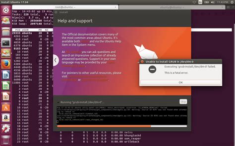 Boot Sorry An Error Occured And It Was Not Possible To Install The