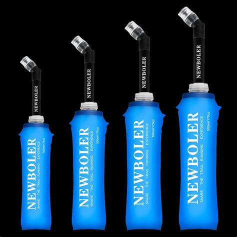 250ml 500ml 소프트 플라스크 접이식 접이식 물병 Tpu 프리 러닝 하이드 레이션 팩 허리 가방 조끼 Sd09 Sd10