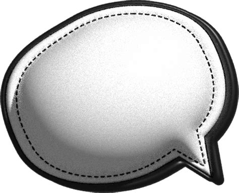 3d White Speech Bubble Conversation Bubble Text Box Chat Box