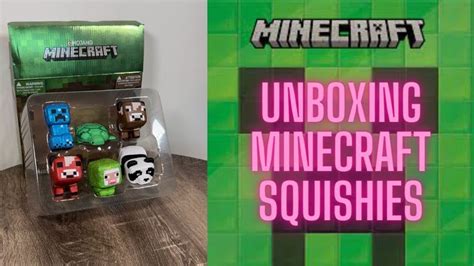 Sparkle And Squish Minecraft Squishme Series 2 Collector Box Unboxing