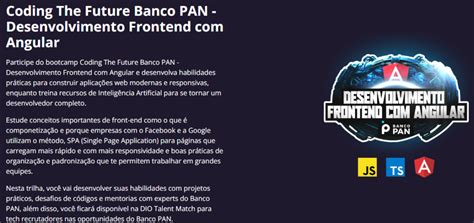 Bootcamp De Desenvolvimento Frontend Com Angular Gratuito Da Dio By