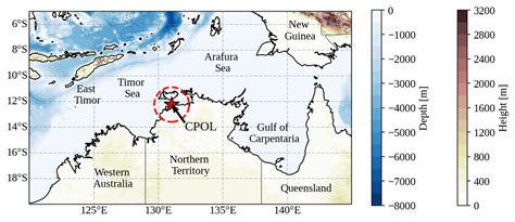 Map Depicting The Location Of The Cpol Research Radar And Surrounding Download Scientific