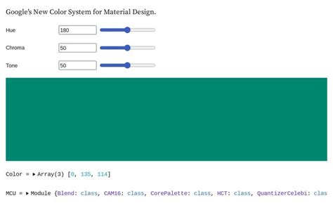 HCT Color System 姬飞雨 Observable