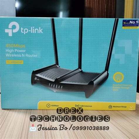 Tp Link Wr941hp 450mbps High Power Wifi Router Computers And Tech Parts