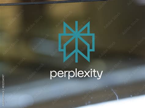perplexity ai logo on a window perplexity large language model