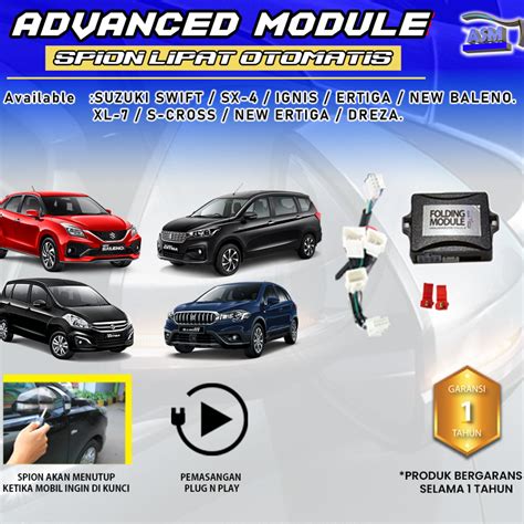 Suzukiretract Folding Mirror Automatic Module Shopee Malaysia