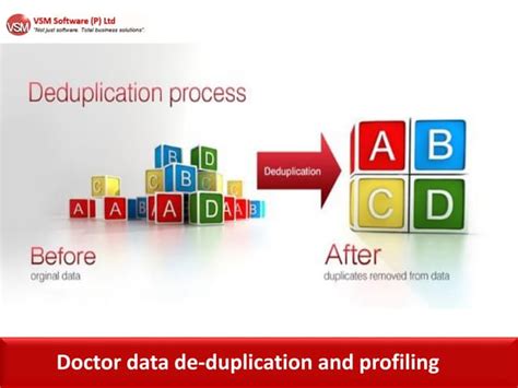 doctor data de duplication and profiling ppt