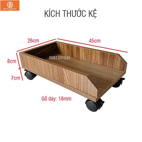 Mua Kệ Cpu Máy Tính Di động Gắn Bánh Xe Chốt Hãm Gỗ Mdf Chống ẩm Kệ