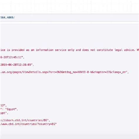 Screenshot Of An API Request And Its JSON Response For A Coordinate Download Scientific Diagram