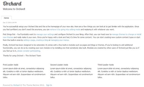 Basic Orchard Concepts Orchard Documentation