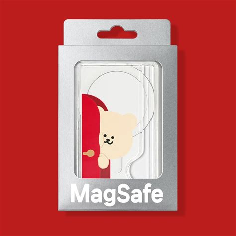 168cm케이스 [직진배송🚀][강한자력🔘맥세이프 카드포켓] 빼꼼 곰찌 변색없는 마그네틱 자석 교통 카드지갑 포켓 수납 명함 포토 선물 커플 우정 홀더 슬롯 탈부착 아이폰