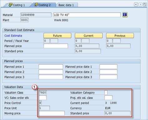 Costing 2 View Sap Academy