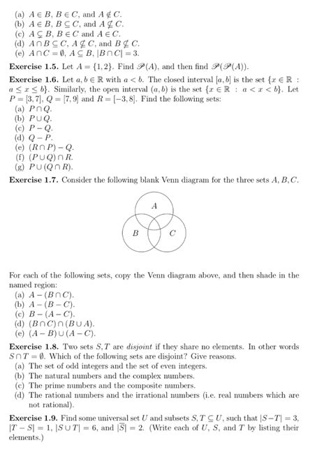 Solved Exercise 13 Write The Following Sets In Set Builder